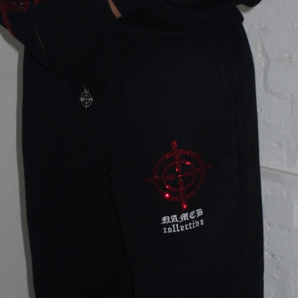 Pants & Jumpsuits | Extremely Rare Named Collective Mission Rhinestone ...